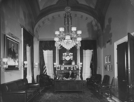 Sam Rayburn Walking Through His Library Editorial Stock Photo - Stock ...