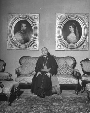 February 1946 Cardinal Josef Mindszenty Sitting Editorial Stock Photo ...