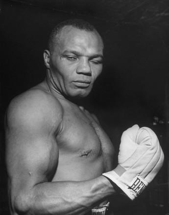 Boxer Joe Walcott Holding Model Boxing Editorial Stock Photo - Stock ...