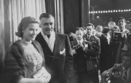 Actor Clark Gable Actress Grace Kelly Editorial Stock Photo - Stock ...