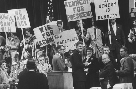 Senator John F Kennedy C Campaigning Editorial Stock Photo - Stock ...