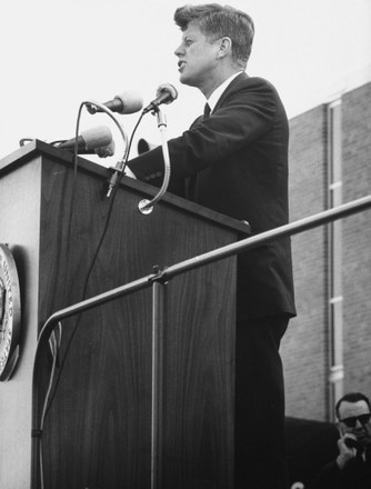 President John F Kennedy During Speech Editorial Stock Photo - Stock ...