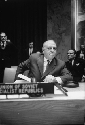 Soviet Valerian Zorin C Security Council Editorial Stock Photo - Stock ...