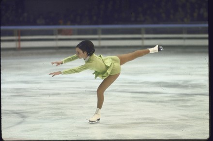 Figure Skater Peggy Fleming Competing Olympics Editorial Stock Photo ...