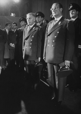 West German Army Officers Adolf Heusinger Editorial Stock Photo - Stock ...