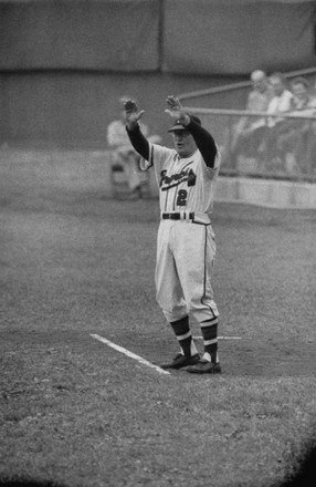 Milwaukee Braves Manager Fred Haney Making Editorial Stock Photo ...