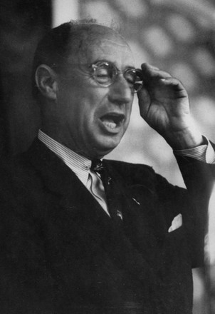 Presidential Candidate Adlai E Stevenson Expressing Editorial Stock ...
