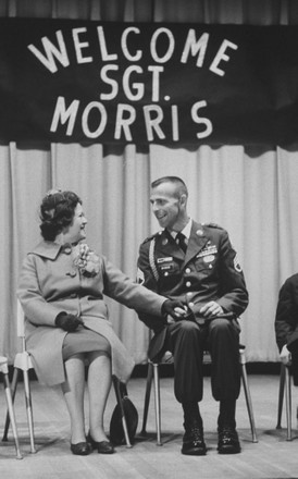 Sgt Charles B Morris Saluting Boy Editorial Stock Photo - Stock Image ...