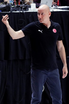 Turkeys Coach Ceyhun Yildizoglu Gestures His Editorial Stock Photo ...