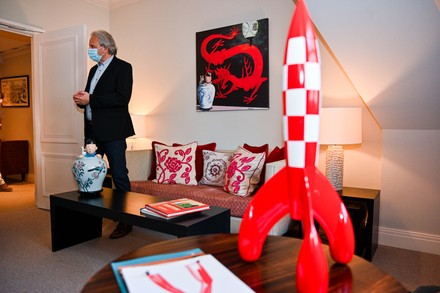Nick Rodwell During Inauguration First Tintin Editorial Stock Photo ...