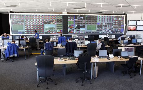 Master Control Room International Broadcast Centre Editorial Stock ...