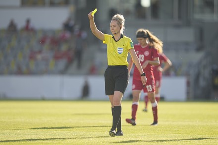Denmarks Stine Ballisager Pedersen During Friendly Editorial Stock ...