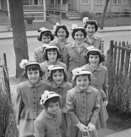Portrait Ten Oneil Sisters They Model Editorial Stock Photo - Stock ...