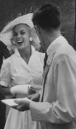 Mrs Frank G Clement L Attending Editorial Stock Photo - Stock Image ...