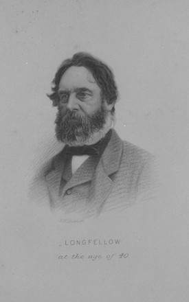 Portrait American Poet Henry Wadsworth Longfellow Editorial Stock Photo ...
