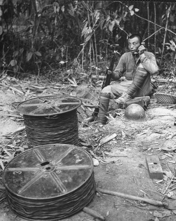 Chinese Soldier Speaks On Phone Roadside Editorial Stock Photo - Stock ...
