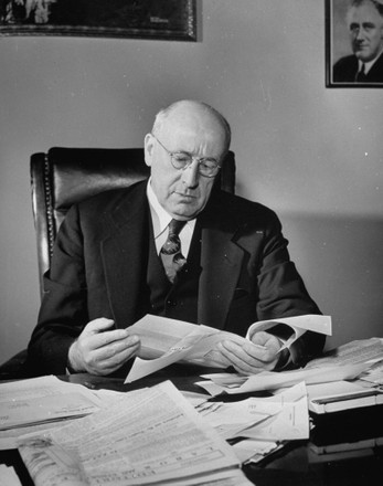 Rep Elbert D Thomas Sitting His Editorial Stock Photo - Stock Image ...