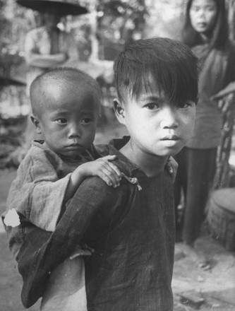 December 1945 Children Selfmade Refugee Camp Editorial Stock Photo ...