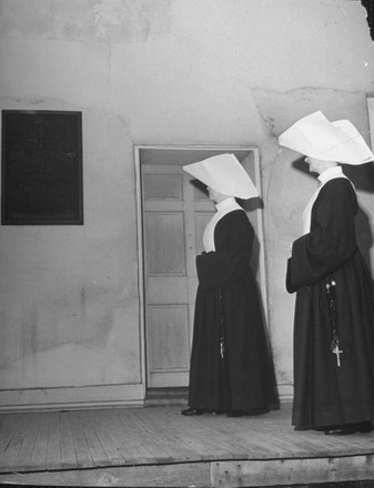 July 1946 Two Nuns Walking Order Editorial Stock Photo - Stock Image ...