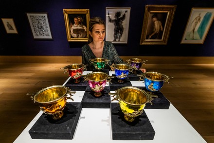Eight Pride Cups By Hal Messel Editorial Stock Photo - Stock Image ...
