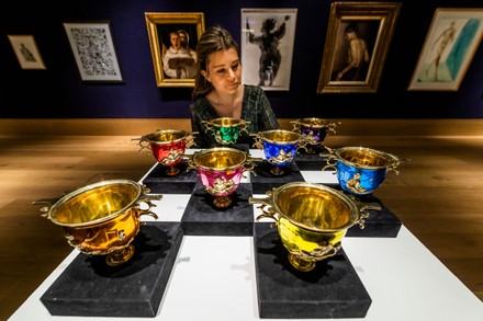 Eight Pride Cups By Hal Messel Editorial Stock Photo - Stock Image ...
