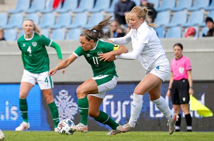 Iceland Vs Republic Ireland Wnt Republic Editorial Stock Photo - Stock ...