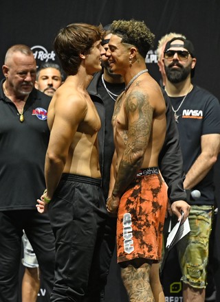 Tayler Holder Aneson Gib Face Off Editorial Stock Photo - Stock Image ...