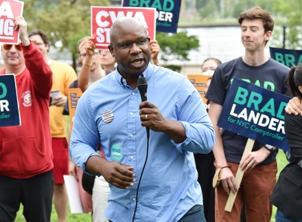 Progressive Early Vote Rally, Astoria Park, New York, USA - 12 Jun 2021 ...