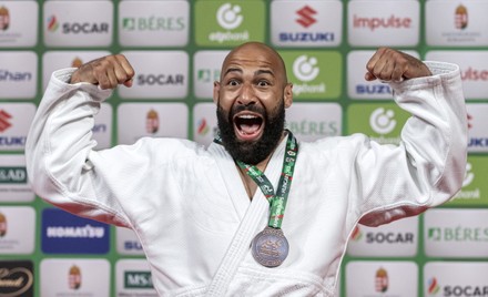 BRONZE MEDALIST DUTCH ROY MEYER POSES Editorial Stock Photo - Stock ...