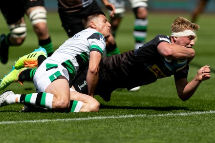 Jack Kenningham Harlequins Dives Over Line Editorial Stock Photo ...