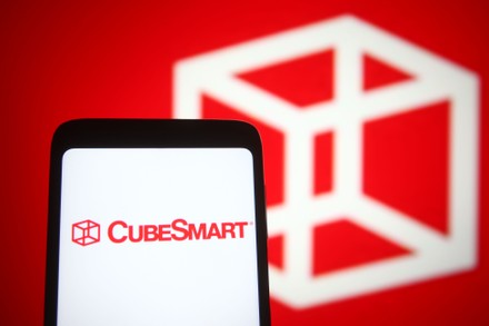 This Photo Illustration Cubesmart Logo Seen Editorial Stock Photo ...