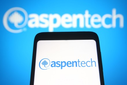 This Photo Illustration Aspen Technology Logo Editorial Stock Photo ...