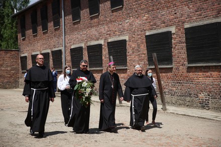Laying Flowers During Ceremony Former German Editorial Stock Photo ...