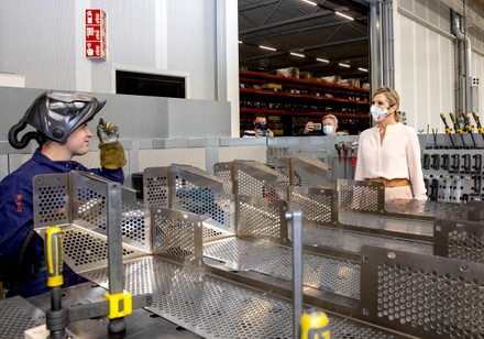 Queen Maxima Visits Veluw Metal Creations Editorial Stock Photo - Stock ...
