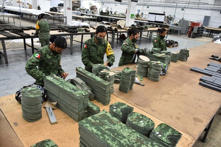 Military Manufactures Uniforms Members Mexican Army Editorial Stock ...
