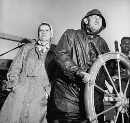 Captain Marshall Pritchard Dressed Rain Slicker Editorial Stock Photo ...