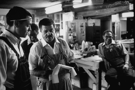 Synanon Founder Charles E Dederich Observing Editorial Stock Photo ...