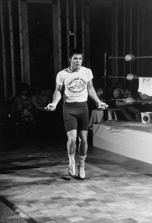 Heavyweight Boxing Contender Jerry Quarry Jumping Editorial Stock Photo ...