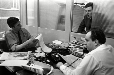 Michael Parkinson Brian Trueman Tv Production Editorial Stock Photo ...