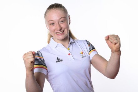Belgian Gymnast Lisa Vaelen Poses Photographer Editorial Stock Photo ...
