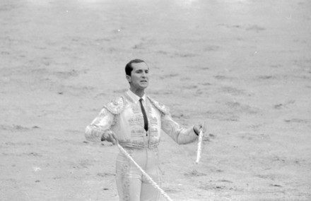 Spanish Bullfighter Luis Miguel Dominguin Standing Editorial Stock ...