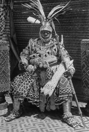 Bope Mabinshe King Bakuba Tribe Sitting Editorial Stock Photo - Stock ...