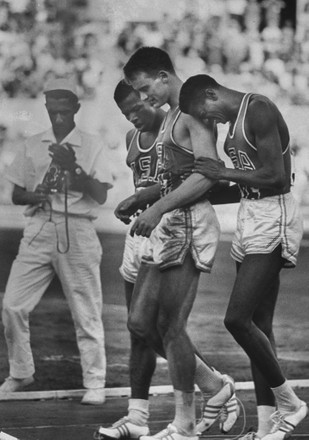 Us Athletes Dave Sime C Frank Editorial Stock Photo - Stock Image ...