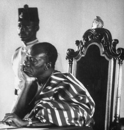 King Ashanti Prempeh Ii Sitting Meeting Editorial Stock Photo - Stock ...