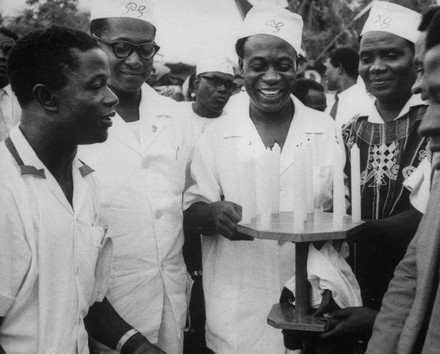 Premier Ghana Kwame Nkrumah C Standing Editorial Stock Photo - Stock ...