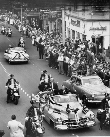 Motorcade On Peach Street Herman Talmadge Editorial Stock Photo - Stock ...