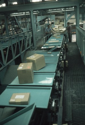 Postal Workers Sort Boxes Packages Post Editorial Stock Photo - Stock ...