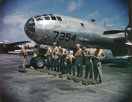 American Boeing B29 Superfortress Flight Crew Editorial Stock Photo ...