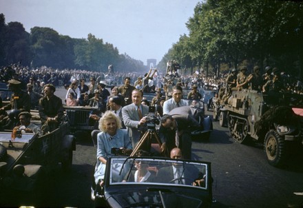 View French Civilians Allied Soldiers On Editorial Stock Photo - Stock ...