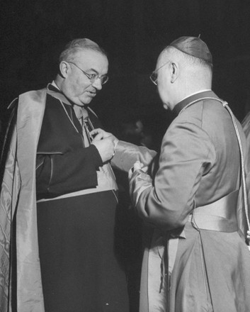 February 1946 Cardinal Francis J Spellman Editorial Stock Photo - Stock ...